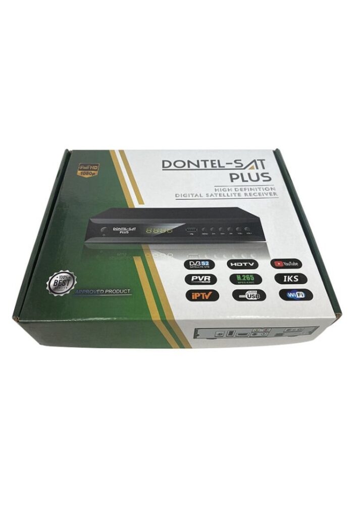 Free To Air Setellite Dontelsat Plus Decoder H.265 With Rf Out Hd ...